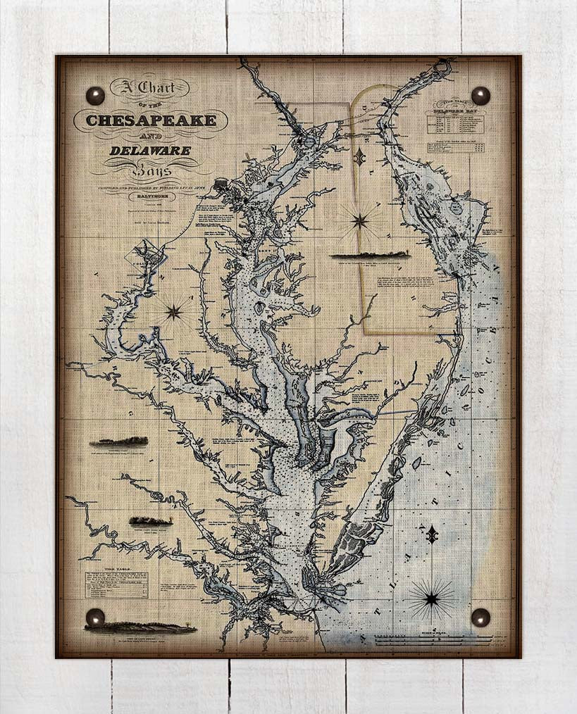 Vintage Nautical Chart